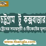 Dhaka to Chittagong Train Schedule and Ticket Price 2025